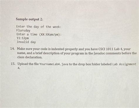 Solved Csci 1011 Lab 4 Learning Outcomes Alter The Flow