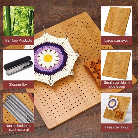 13”crochet Blocking Board Blocking Boards For Crochet Projects Ideal