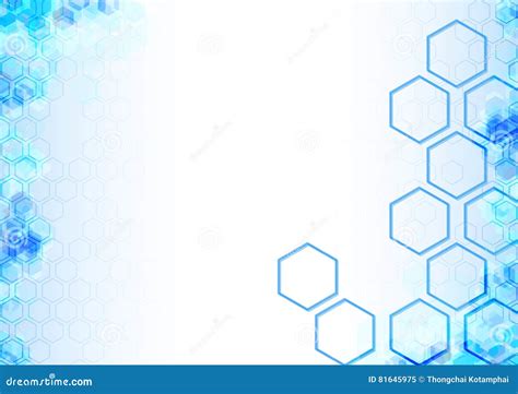 Geometric Hexagon Abstract Vector Background Stock Vector