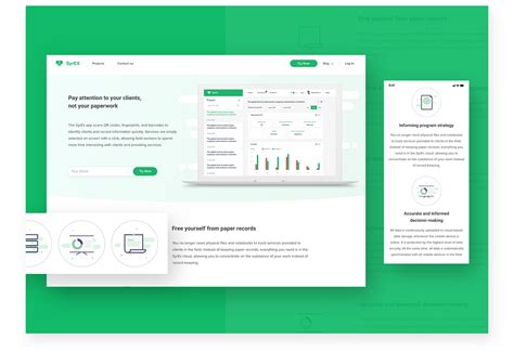 Responsive Web Ux Ui Development Selection On Behance