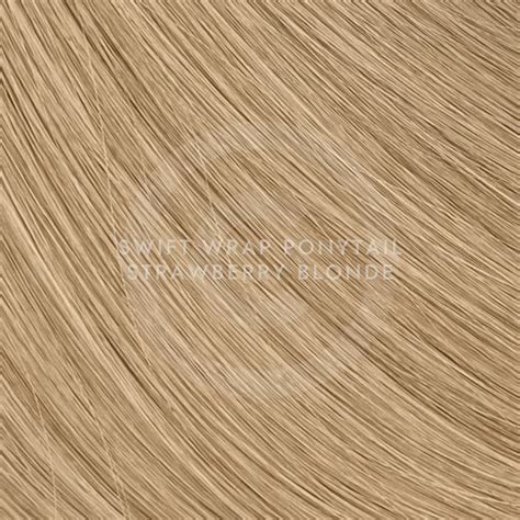 Strawberry Blonde Vegan Fibre Ponytail Clip In Ponytail Extension