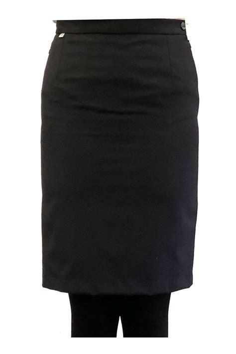 Girls School Skirt Straight Navy