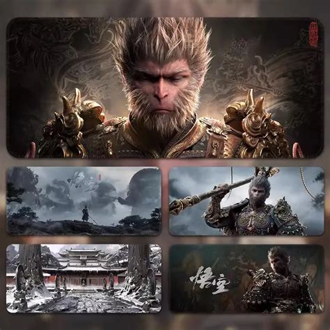 JUMPEAK Black Myth Wukong Computer PC PS5 Gaming Mouse Pad Cool