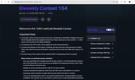 Finally Made It Happen Guess What I Participated In Leetcode Biweekly