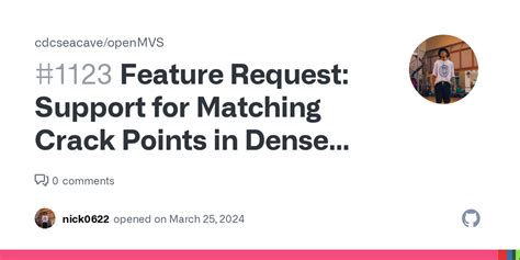 Feature Request Support For Matching Crack Points In Dense