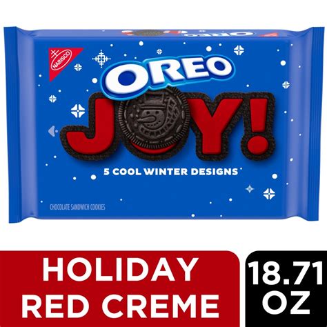 Oreo Red Creme Chocolate Sandwich Cookies 18 71 Oz Kroger