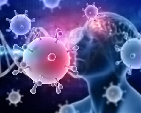 추상 코비드 19 바이러스 세포와 Dna 가닥이 있는 의료 배경의 3d 렌더링 무료 사진