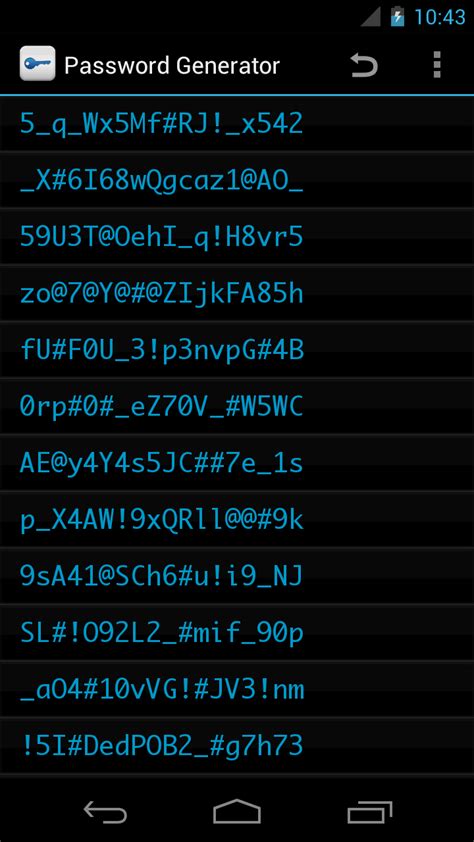 Random Password Generator Uk Appstore For Android