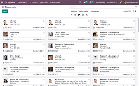 Odoo Timesheet