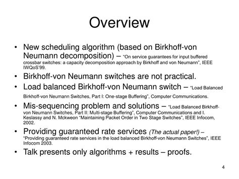 Ppt Load Balanced Birkhoff Von Neumann Switches Powerpoint Presentation Id 3651602