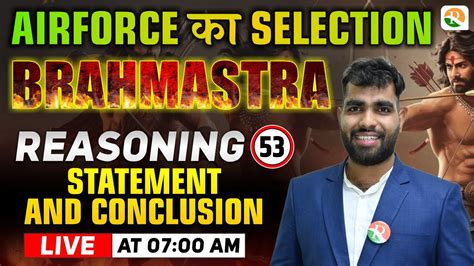 Statement And Conclusion 1 Airforce Reasoning Classes Airforce Y Group Reasoning 2024