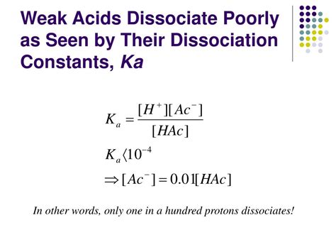PPT Weak Acids PowerPoint Presentation Free Download ID