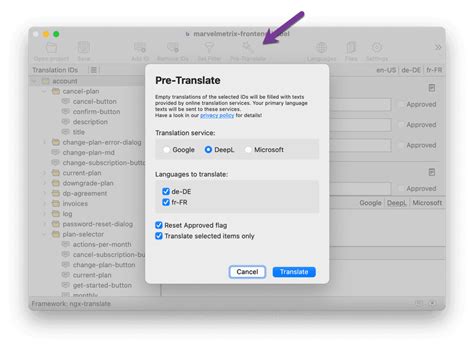 Automated Translation Of JSON Files Machine Translation