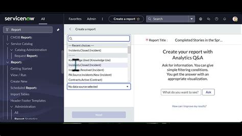 How To Generate Report In Servicenow Youtube