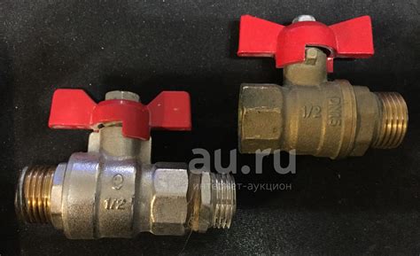 Кран шаровй для воды ("бабочка") — купить в Красноярске. Состояние: Б/у ...
