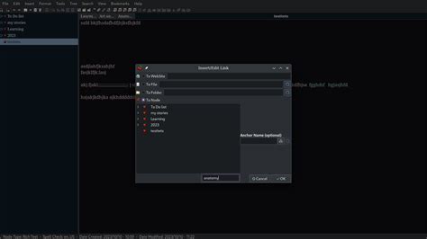 When Creating A Link Searching A Node S Name Doesn T Find It If The