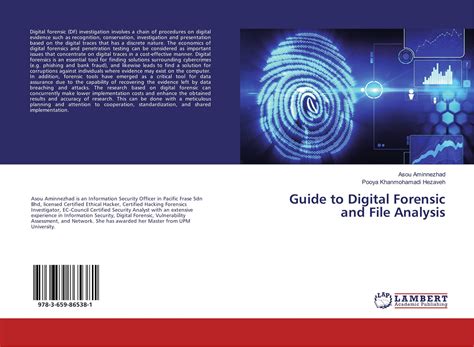 Guide To Digital Forensic And File Analysis 978 3 659 86538 1 3659865389 9783659865381 By