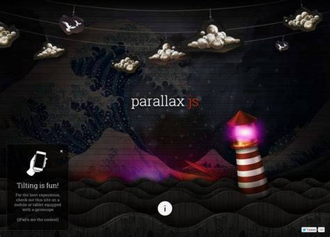 Parallaxjs Reacts To The Orientation Of Smart Device 分層動態 Parallaxjs Web Design Inspiration