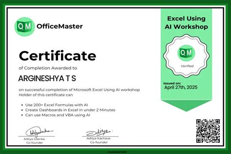 Excelwithai Officemaster Learningneverstops Professionalgrowth Datadriven Upskilling