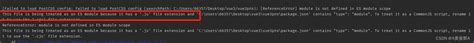 vite项目报错 This file is being treated as an ES module because it has a js file extension CSDN博客