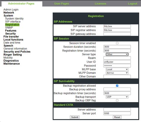 Unify Ip Phone Some Key Combinations