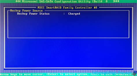 Presentation Of The Adaptec Configuration Utility Acu Of The Adaptec Smartraid 3154 8i8e