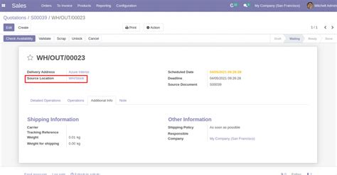 Odoo Sales Team Default Stock Location Odoo Default Stock Location