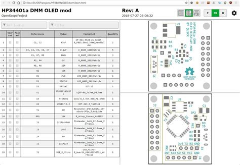 Kicad Interactive Html Bom Printedcircuitboard