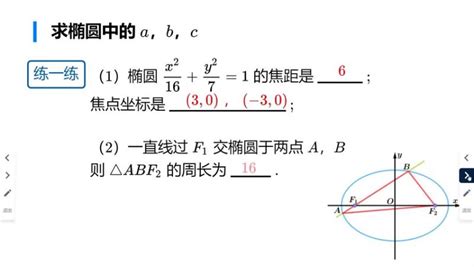 数学小课堂：椭圆的第一、第二定义及其标准方程 教育 在线教育 好看视频