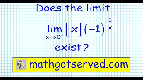 One Sided Limits On Greatest Integer Functions Ap Calculus Calc College Board Exam Youtube