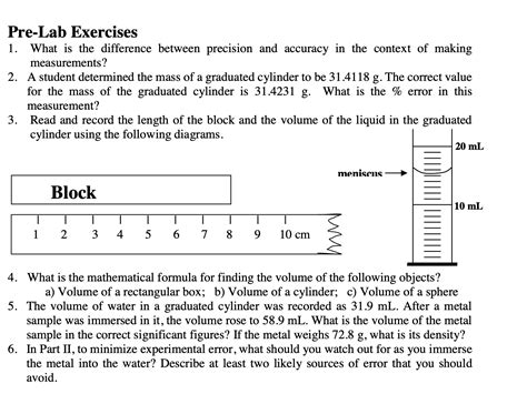 Solved Pre Lab Exercises What Is The Difference Between Chegg Com