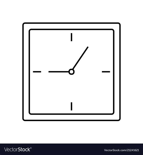 Abstract Clock Object Royalty Free Vector Image