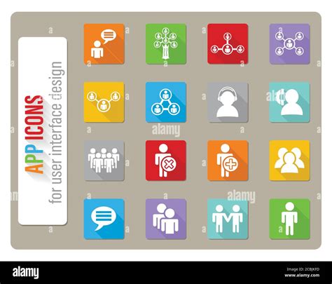 Community Icon Set Stock Vector Image And Art Alamy