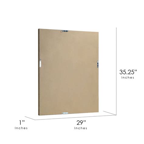 Mercer41 Aimon Polystyrene Rectangle Wall Mirror Wayfair