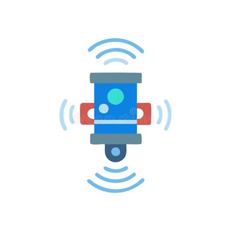 Icon Of Gyroscope Sensor For Stability Stock Illustration Icon Of Gyroscope Sensor For Stability Stock Illustration
