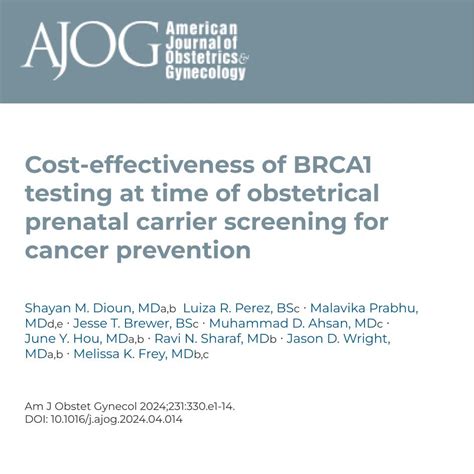 Brca1 Testing For Pregnant Women Precision Medicine Posted On The Topic Linkedin