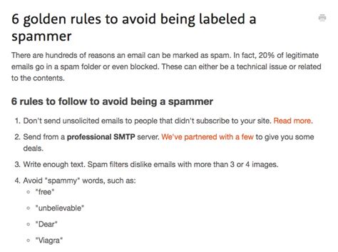Reference Guides On How To Avoid Email Spam Filters