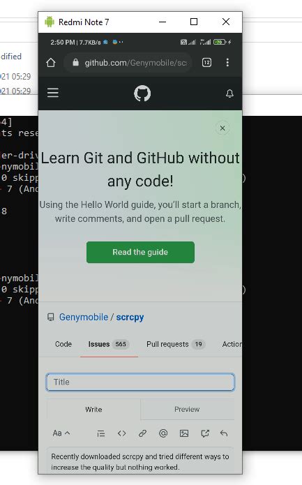 Low Quality Issue Genymobile Scrcpy Github