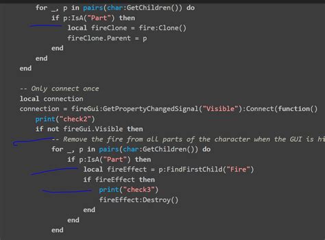 Fire Effect Dosent Disaper Scripting Support Developer Forum Roblox