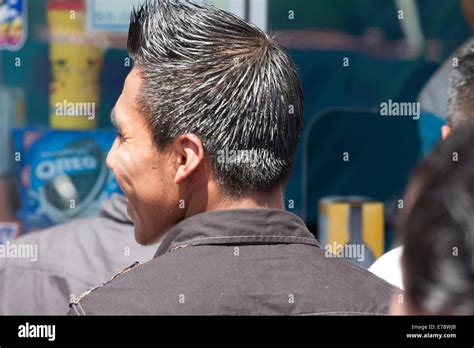 Man With New Haircut Stock Photo Alamy