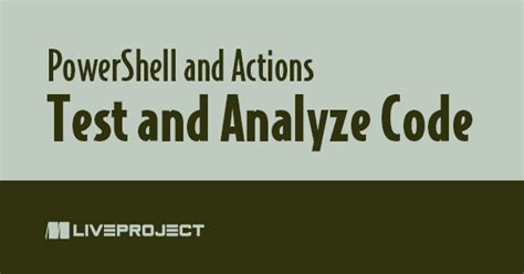 Test And Analyze Code