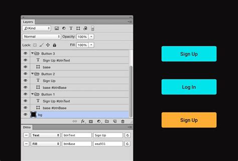 Use Variables In Photoshop With Free Ditto Plugin