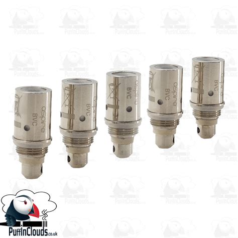 Aspire Bvc Coils 5 Pack Multi Tank Compatible Puffin Clouds Uk