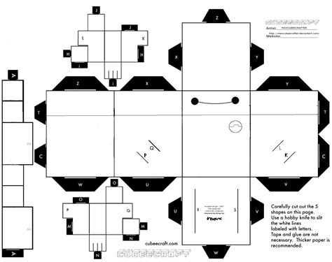 Cubeecraft Of Baymax From Big Hero Big Hero Bayma Vrogue Co