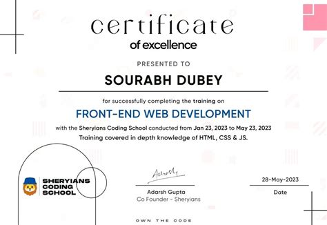 Sourav Dubey On Linkedin Sheryianscodingschool Frontenddeveloper
