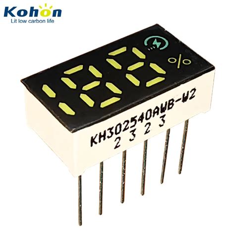 character led display 7 segment 0 25 inch digit 188 customized icons