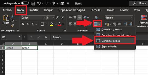 C Mo Unir Y Separar Celdas En Excel Tutorial Paso A Paso