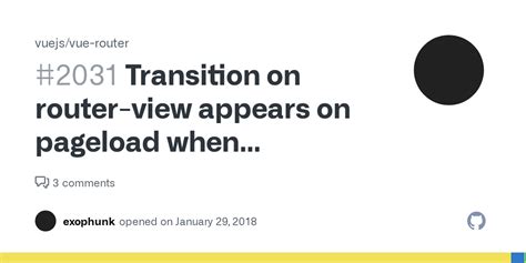 Transition On Router View Appears On Pageload When Routerbeforeeach Used · Issue 2031 · Vuejs