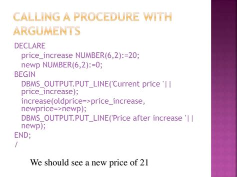 Ppt Oracle Stored Procedures And Functions Powerpoint Presentation Free Download Id4425190