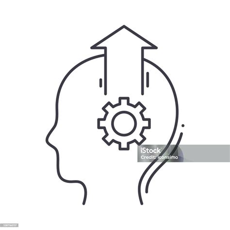 개인 효율성 아이콘 선형 격리 된 그림 얇은 줄 벡터 웹 디자인 기호 흰색 배경에 편집 가능한 스트로크와 개요 개념 기호 0명에
